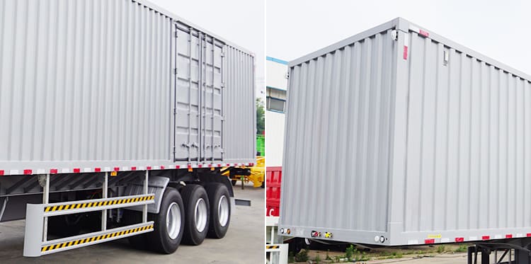 CIMC 40Ft Dry Box Van Trailers for Sale in Namibia